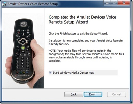 The Media Center Blog: Amulet Voice Remote Control – Part1